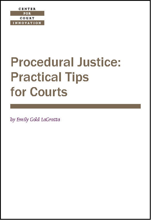 Procedural Justice: Practical Tips for Courts - Center for Justice ...