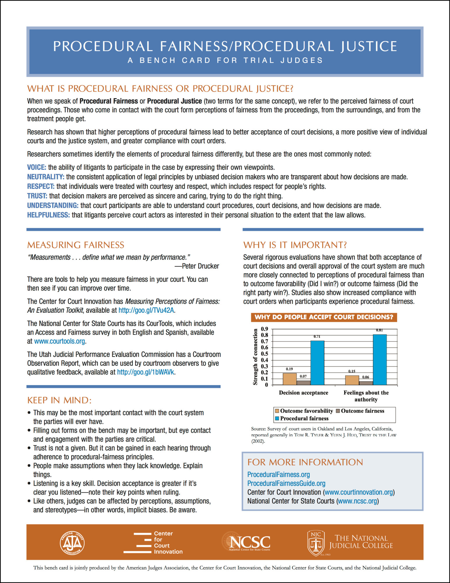 Procedural Justice Bench Card - Center for Justice Innovation