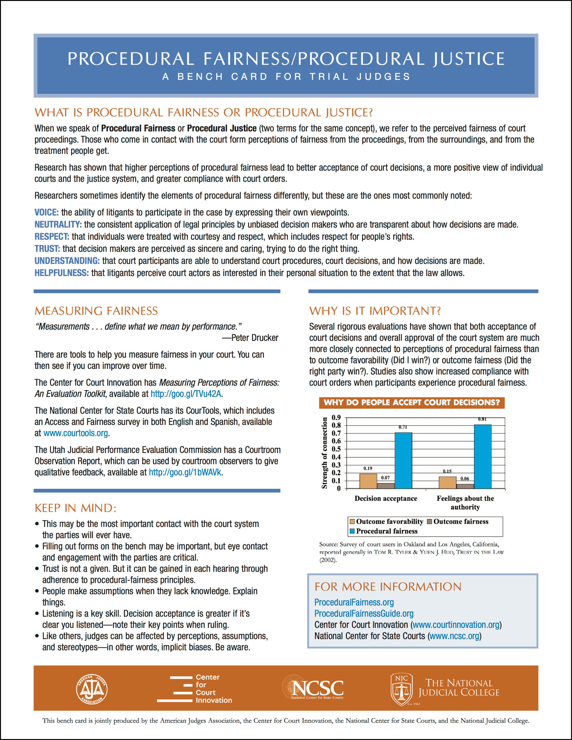 Procedural Justice Bench Card - Center for Justice Innovation