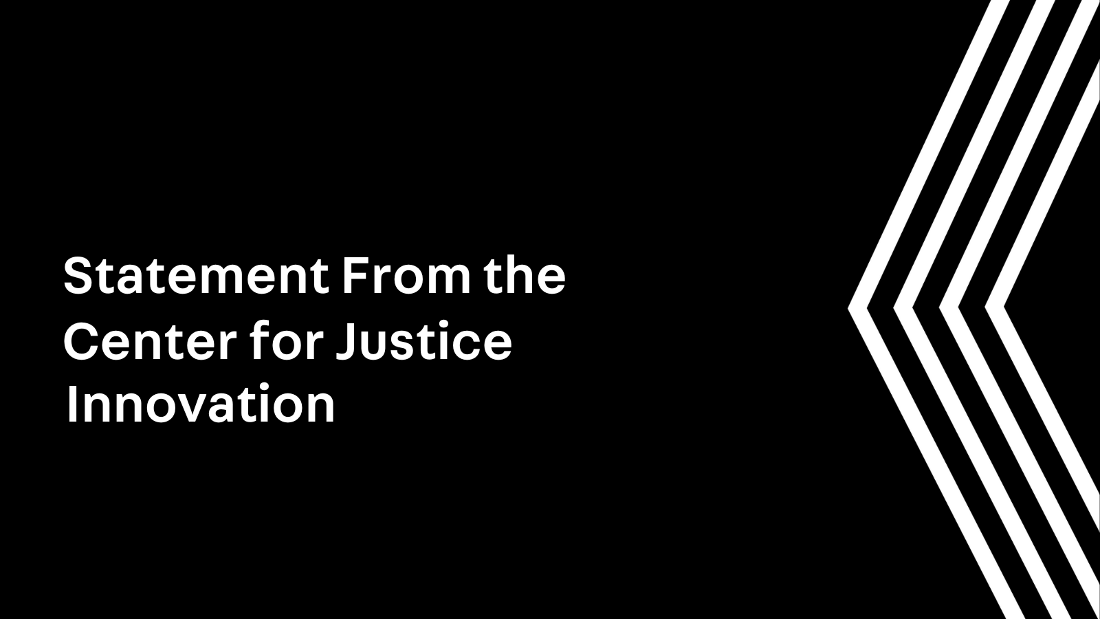 Statement on Justice for Tyre Nichols - Center for Justice Innovation